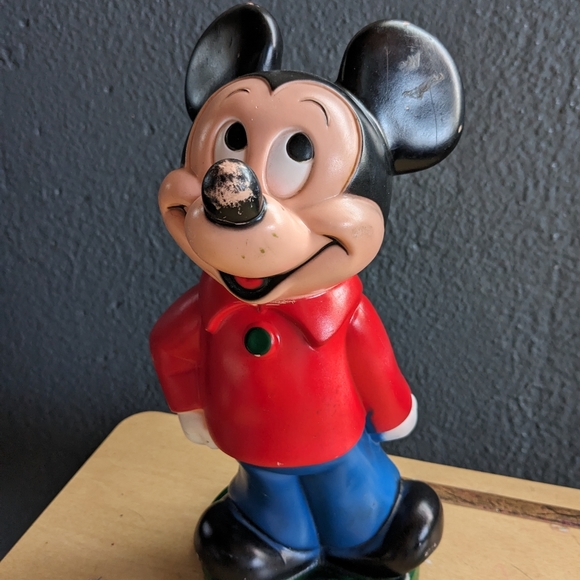 Disney | Other | Vintage Mickey Mouse Piggy Bank | Poshmark